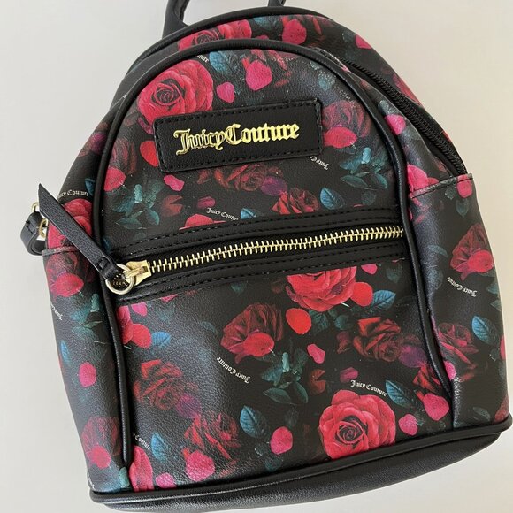 Juicy Couture | Bags | Juicy Couture Petal Roses Mini Backpack | Poshmark